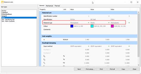 GeoStudio PLAXIS Report Generator Issue With Material Information When Different Material