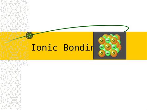 PPT Ionic Bonding A Bond Types Types Of Bonds Ionic Bond Covalent Bond Metallic