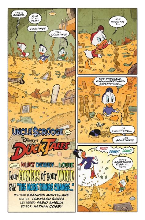Dynamite Comics Ducktales 1 Preview…woo Oo Ducktalks