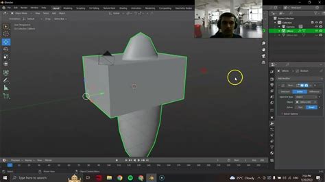 Introduction To Constructive Solid Geometry Boolean Modifiers Youtube