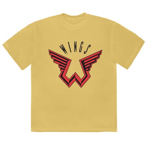 Wings Logo T Shirt Paul Mccartney