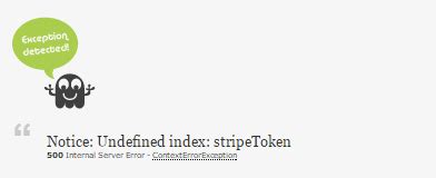 Symfony Undefined Index StripeToken Stack Overflow