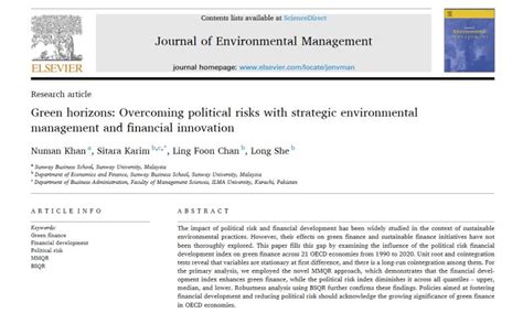 Numan Khan On Linkedin Research Greenfinance Oecd Sustainability Politicalrisk 26 Comments