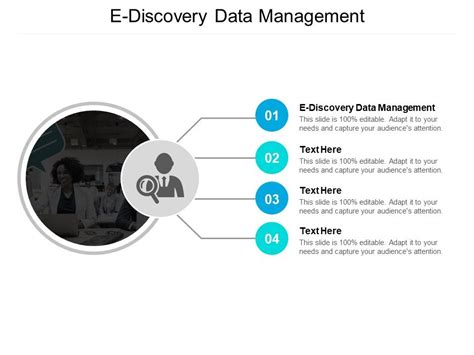 E Discovery Data Management Ppt Powerpoint Presentation Infographic