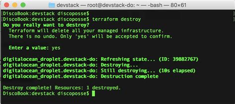 using terraform to install devstack on digitalocean
