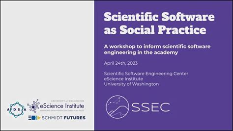 Scientific Software As Social Practice Escience Institute
