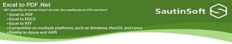 Github Sautinsoftsautinsoftexceltopdfexamples Excel To Pdf Net