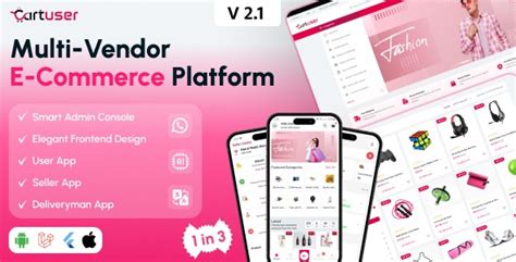 Cartuser V2 1 Multi Vendor E Commerce Complete Ecommerce Mobile App Web Admin And Seller