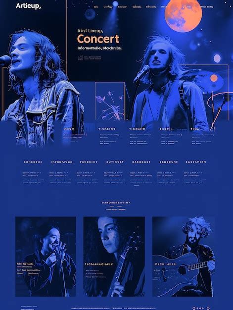 Split Screen Layout Web With Moon Phase Shadow Figma Effect Autumn