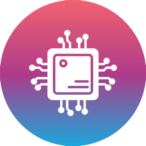 Cpu Generic Flat Gradient Icon