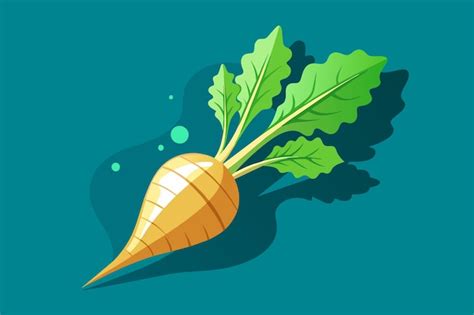 Parsnip Vegetable Background Premium Ai Generated Vector