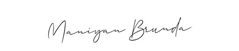 92 Maniyan Brunda Name Signature Style Ideas Professional E Sign