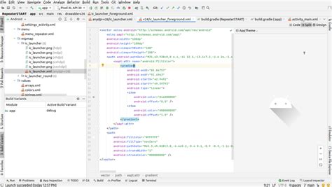 Turning A Normal SVG Into An Android Vector Updated Repeater START How To Train Your Robot