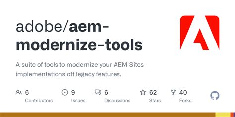 GitHub Adobe Aem Modernize Tools A Suite Of Tools To Modernize Your AEM Sites Implementations