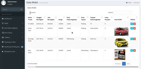 Source Code Aplikasi Tiket Bus Berbasis Codeigniter Gratis