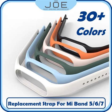 New Colour Xiaomi Mi Band Strap Tali Jam Miband Mi Band Colorful Replacement Silicone