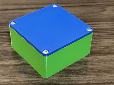 Parametric Enclosure Using Metal Inserts By Rojoprint Download Free Stl Model