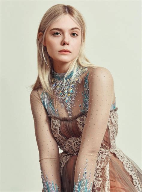 Elle Fanning Harpers Bazaar Germany 2018 Cover Fashion Shoot