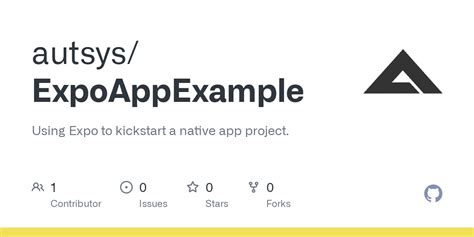 github autsys expoappexample using expo to kickstart a native app