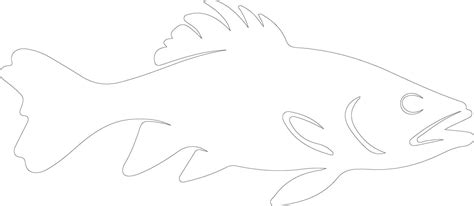 Cod Outline Silhouette 38487019 Vector Art At Vecteezy