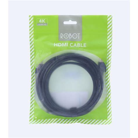 2M Kabel HDMI ROBOT RFH02 Kabel HDMI TV Ke Set Top Box Kabel HDMI To HDMI Laptop Ke Proyektor