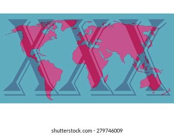 Xxx World Map Contour Stock Vector Royalty Free 279746009 Shutterstock