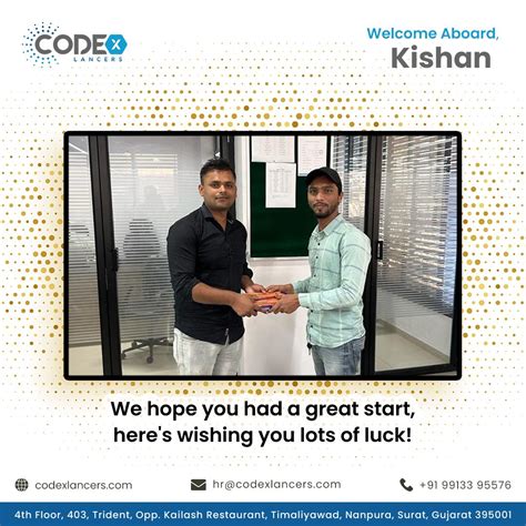 codex lancers on linkedin welcomepost newjoinee employee
