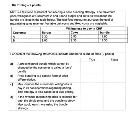 Pricing Flashcards Quizlet