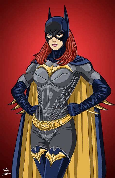 Batgirl Alicia Silverstone Gray And Blue By Phil Cho On Deviantart