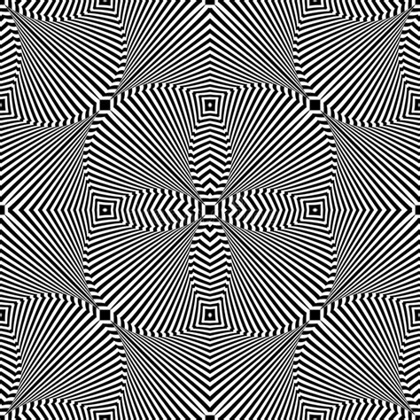 Seamless Geometric Op Art Pattern Striped Lines Texture Stock Vector Illustration Of Graphic