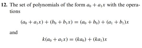 Solved In Exercises 3 12 Determine Whether Each Set Chegg Com