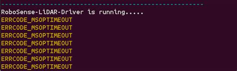 速腾robosense sdk配置和使用方法 msoptimeout csdn博客