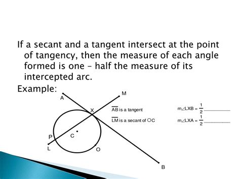 PPT - Secants, Tangents and Angle Measure PowerPoint Presentation, free ...