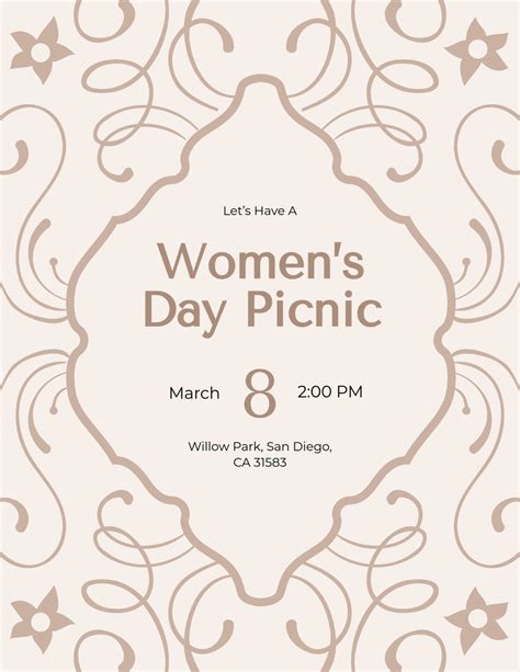 Free Feminist Womens Day Flyer Template To Edit Online