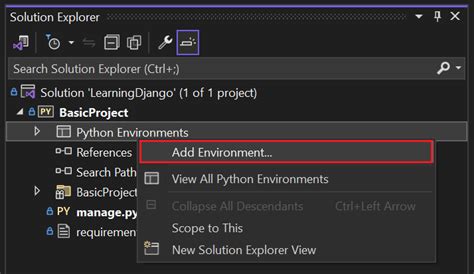 Visual Studio의 Django 자습서 1단계 Django 기본 사항 Microsoft Learn