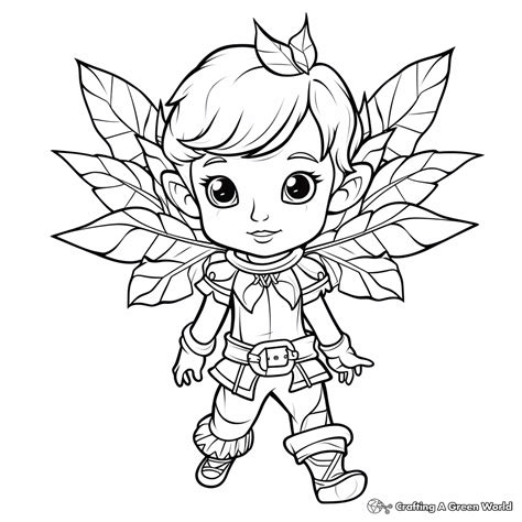 Elf Coloring Pages Free And Printable