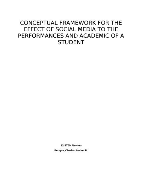 Conceptual Framework Docsity