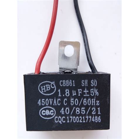 Capacitor คาปาซิเตอร์พัดลม 18 Uf 450v Ac Shopee Thailand