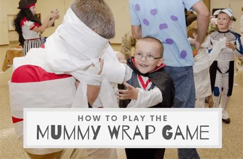 Mummy Wrap Game Rules Of How To Play This Halloween Game
