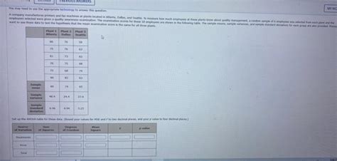 Solved Find The Value Of The Test Statistic Round Your