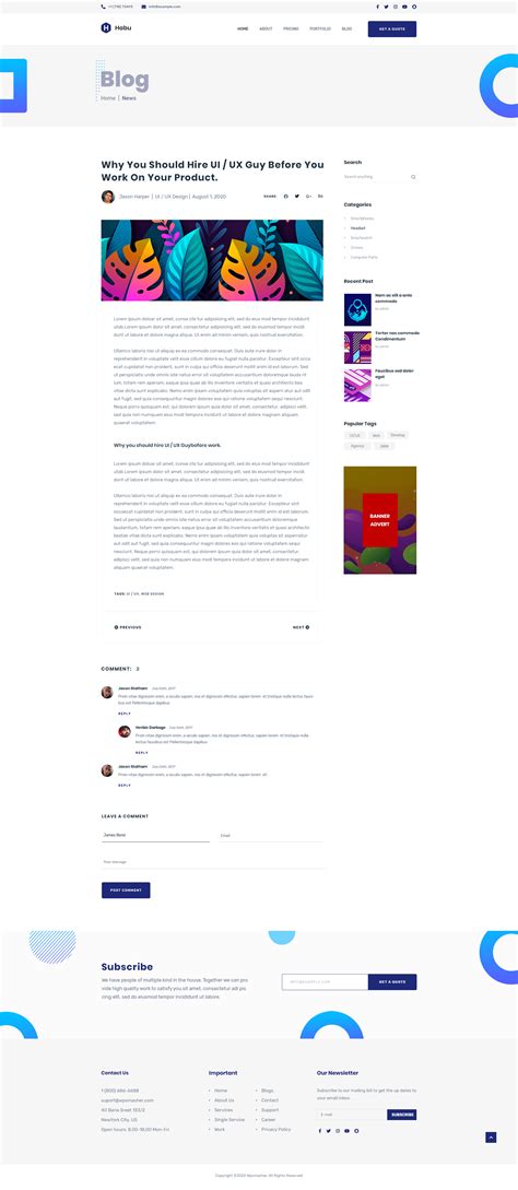 Habu Agency Vuejs Template By Themexplosion Themeforest