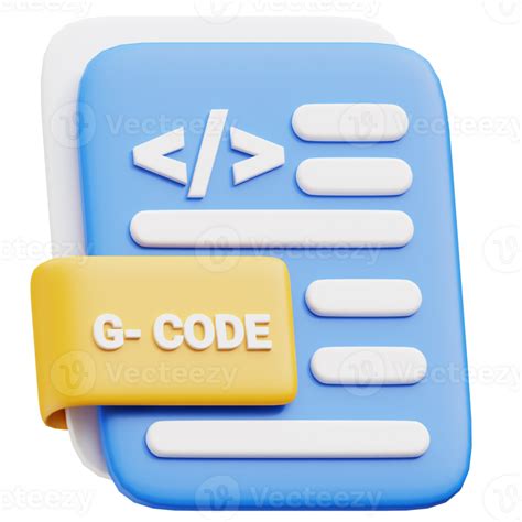 G Code File 3d Illustration 47246335 Png