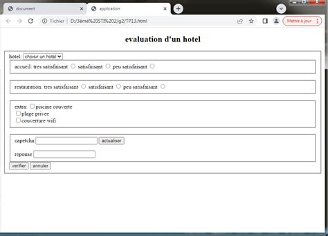 Application Valider Un Formulaire Avec Js 3sti Digital Class