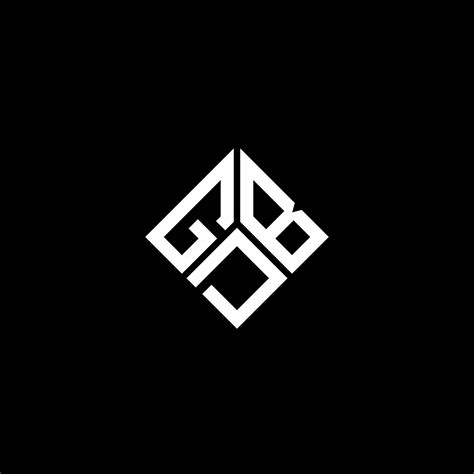 Gdb Letter Logo Design On Black Background Gdb Creative Initials