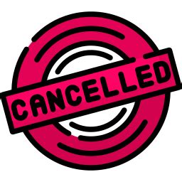 Cancelled Free Communications Icons