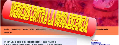 HTML desde el principio capítulo CSS maquillando la página ª parte