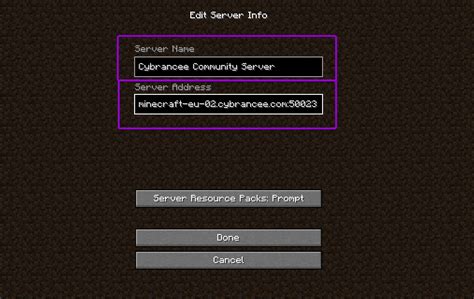 How To Join Your Vanilla Minecraft Server Cybrancee Knowledgebase
