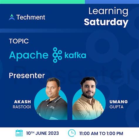 Umang Gupta On Linkedin Techment Learningsaturday Apachekafka Realtimedatastreaming