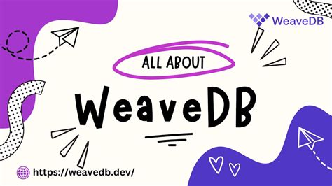 All About Weavedb Database Data Query Weavedb Decentralized Youtube