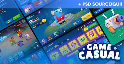 Gui Pro Casual Gamepsd 2d Gui Unity Asset Store